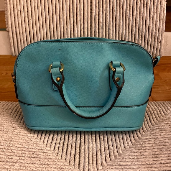 Merona | Bags | Merona Pastel Blue Mini Handbag | Poshmark